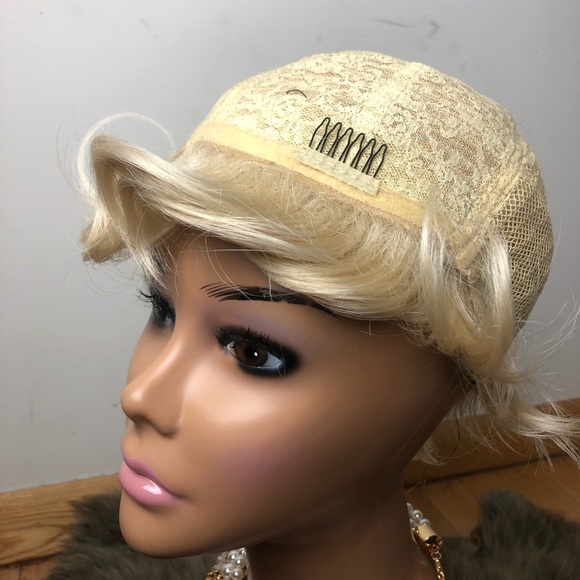 Accessories | Ava Li 613 Platinum Blonde Short Full Cap Wig New | Poshmark